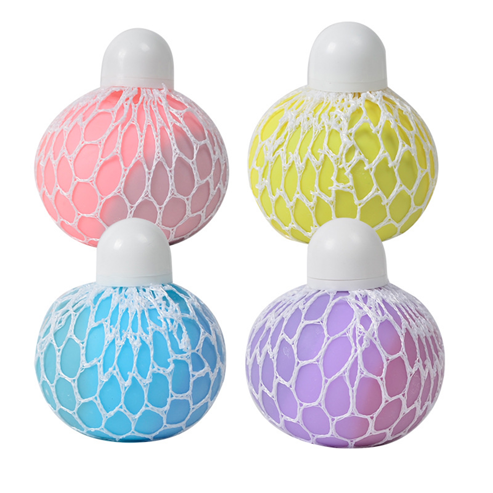 BAELLERT Vent Ball Toy Quick Rebound 3-Color Mixed Discolored Grape ...