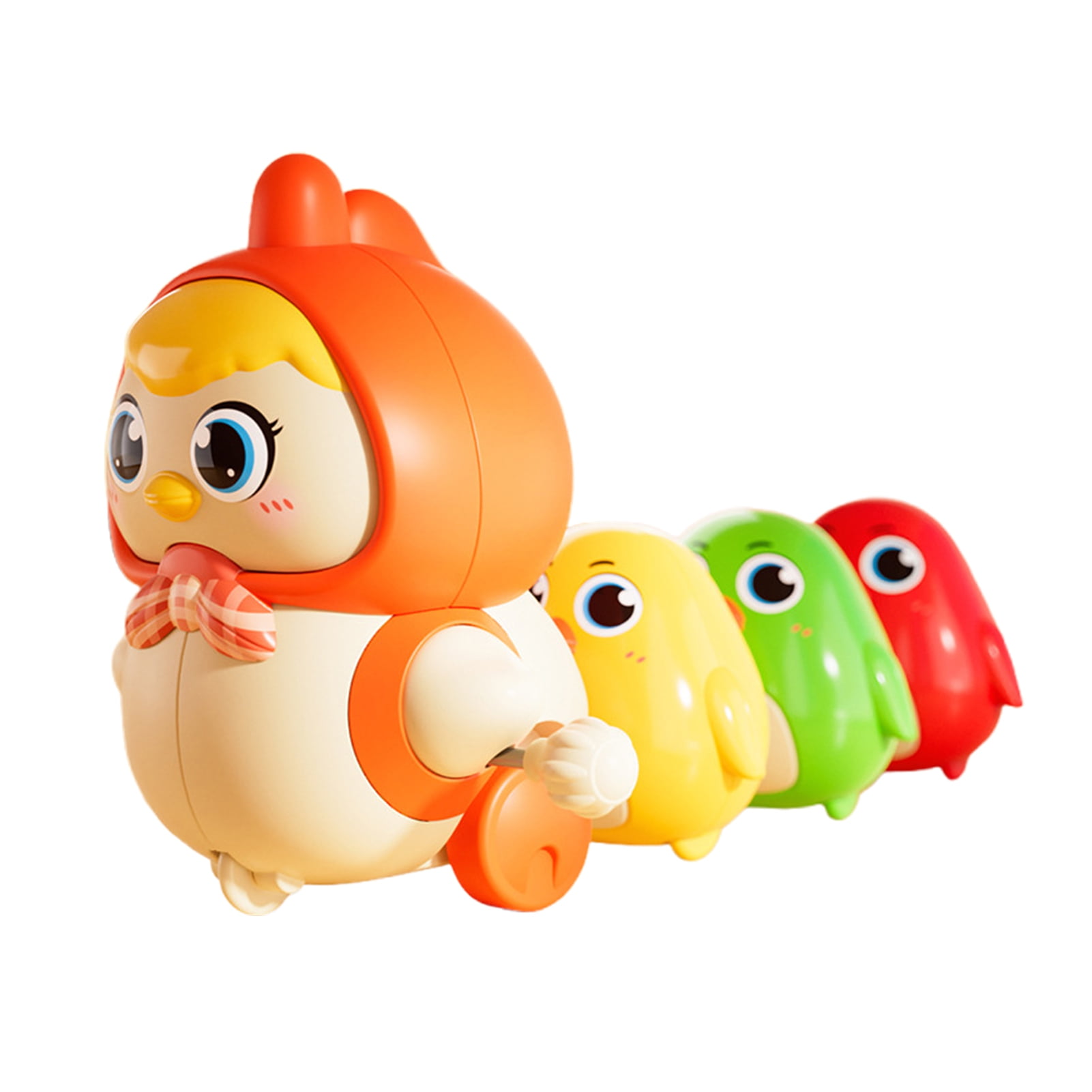BAELLERT Wind-up Chick Crawling Toy Magnetic Mother Baby Chicken Swing ...