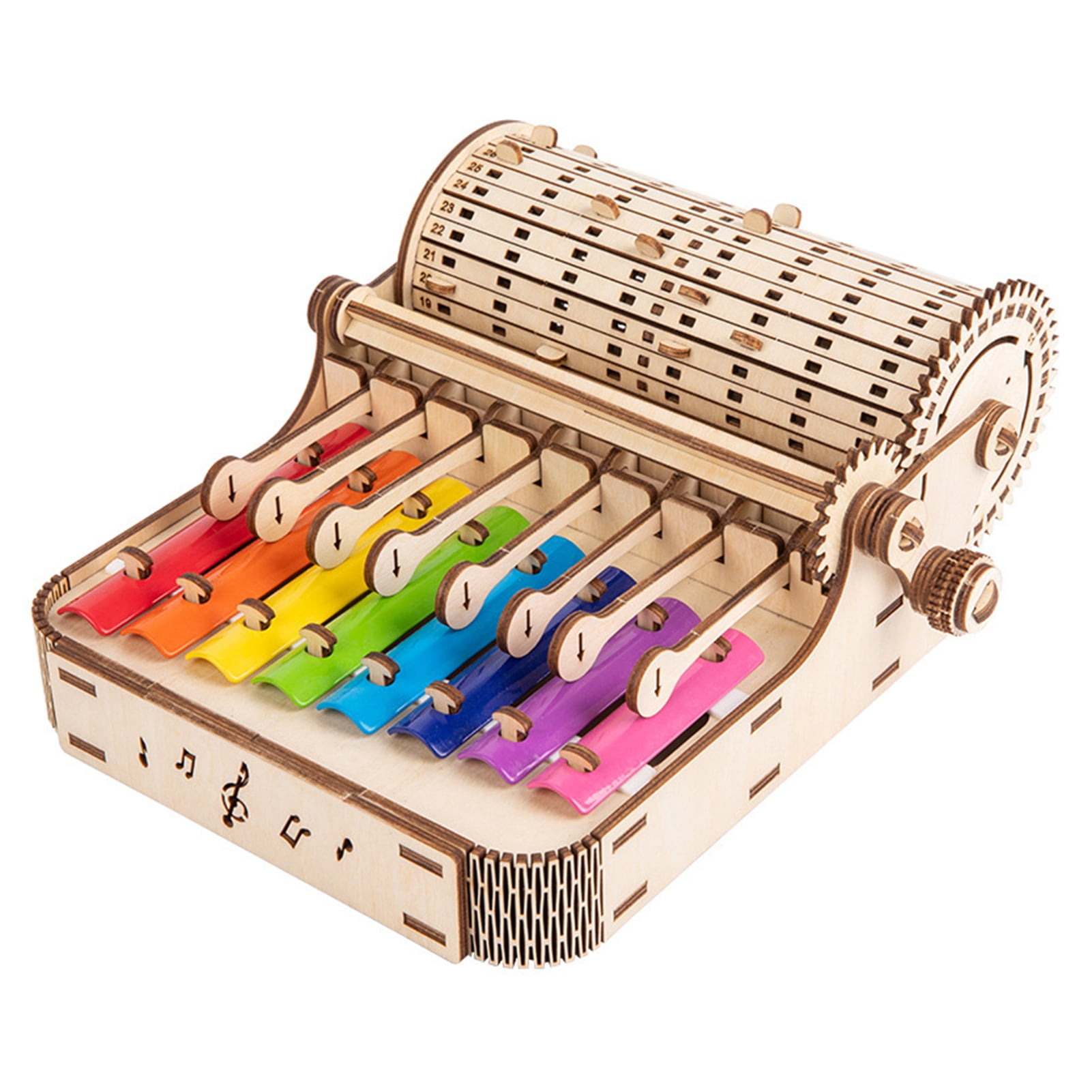 BAELLERT Wooden Mechanical Xylophone Educational Boys Girls Xylophone ...