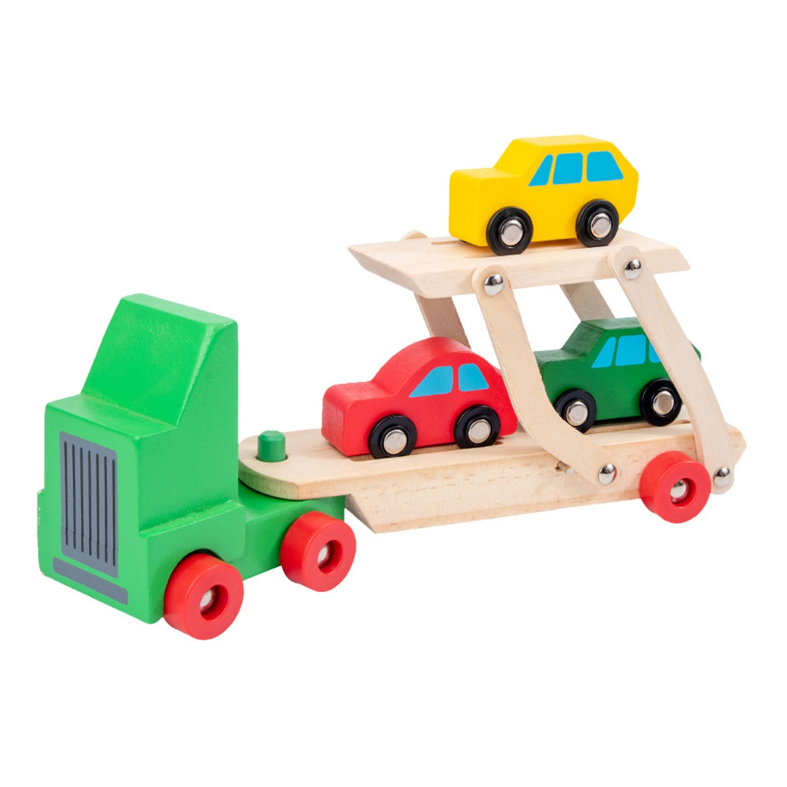 BAELLERT Wooden Pull Toy Walk-A-Long Puppy/Croc Toy Kids Role Playing ...