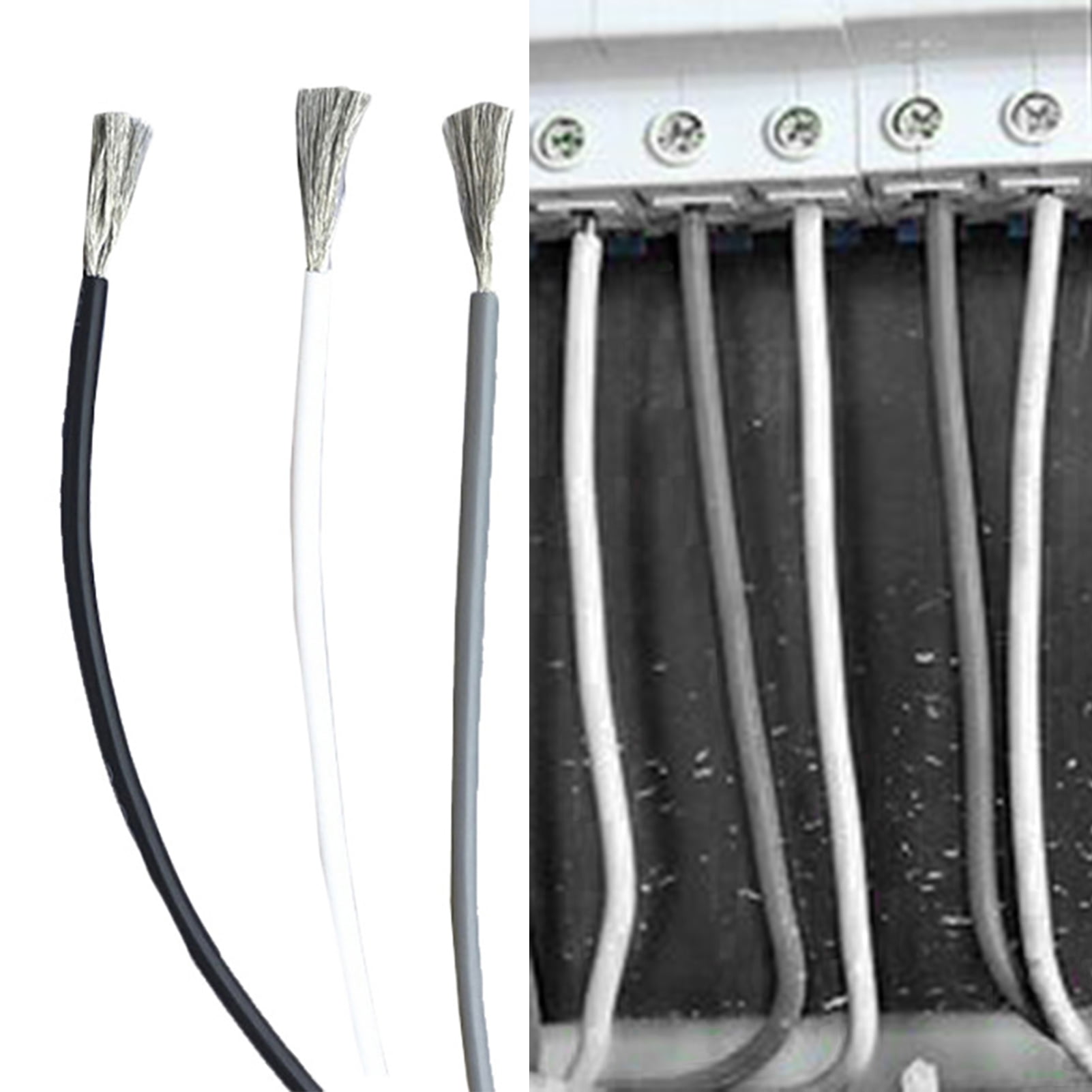 BAETEUY 100m AWG Cable Extra-soft High Temperature Resistance Tinned ...