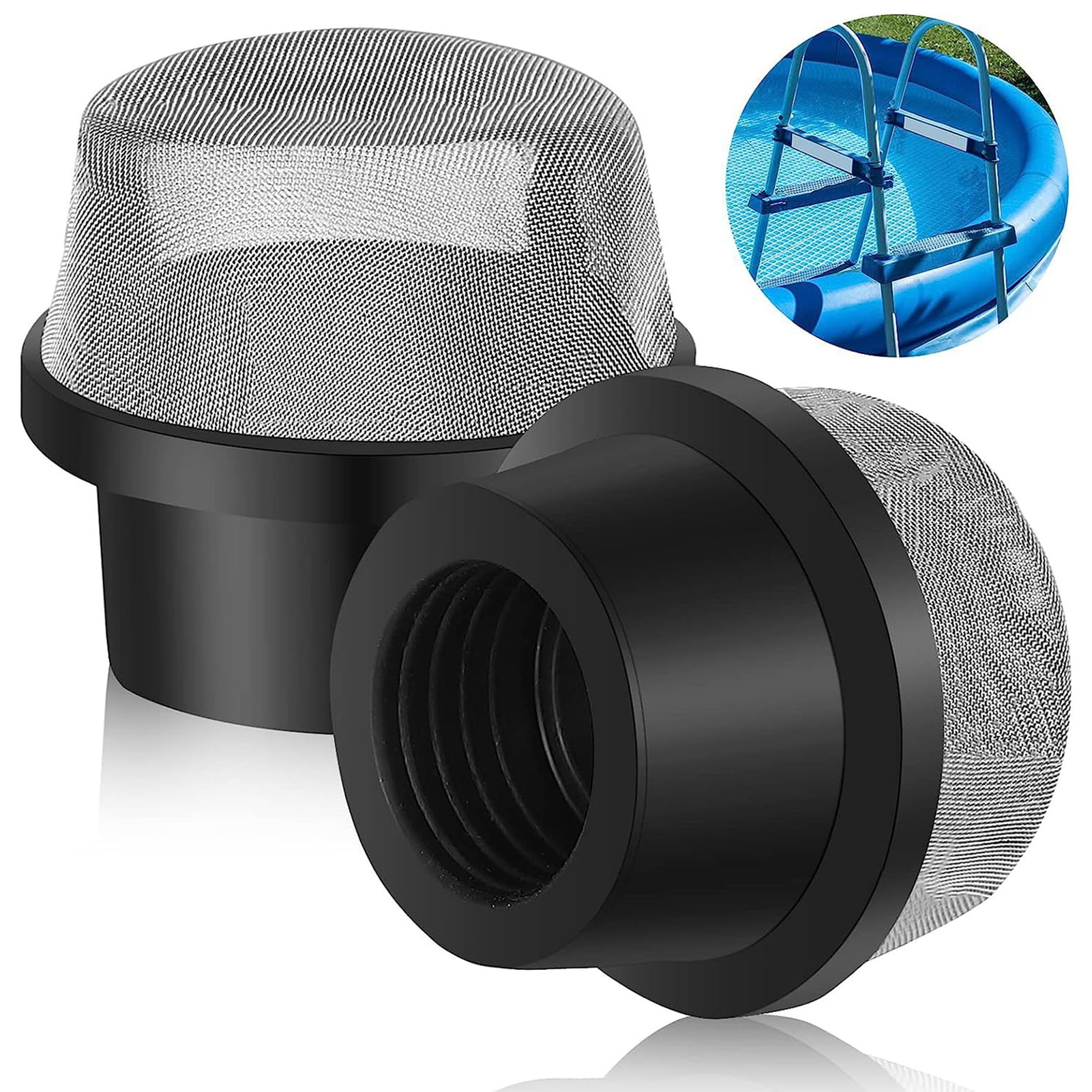 BAETEUY 2 Pcs 190106Z Filter Net D.E. and Quad D.E. Filters Air Bleeder ...