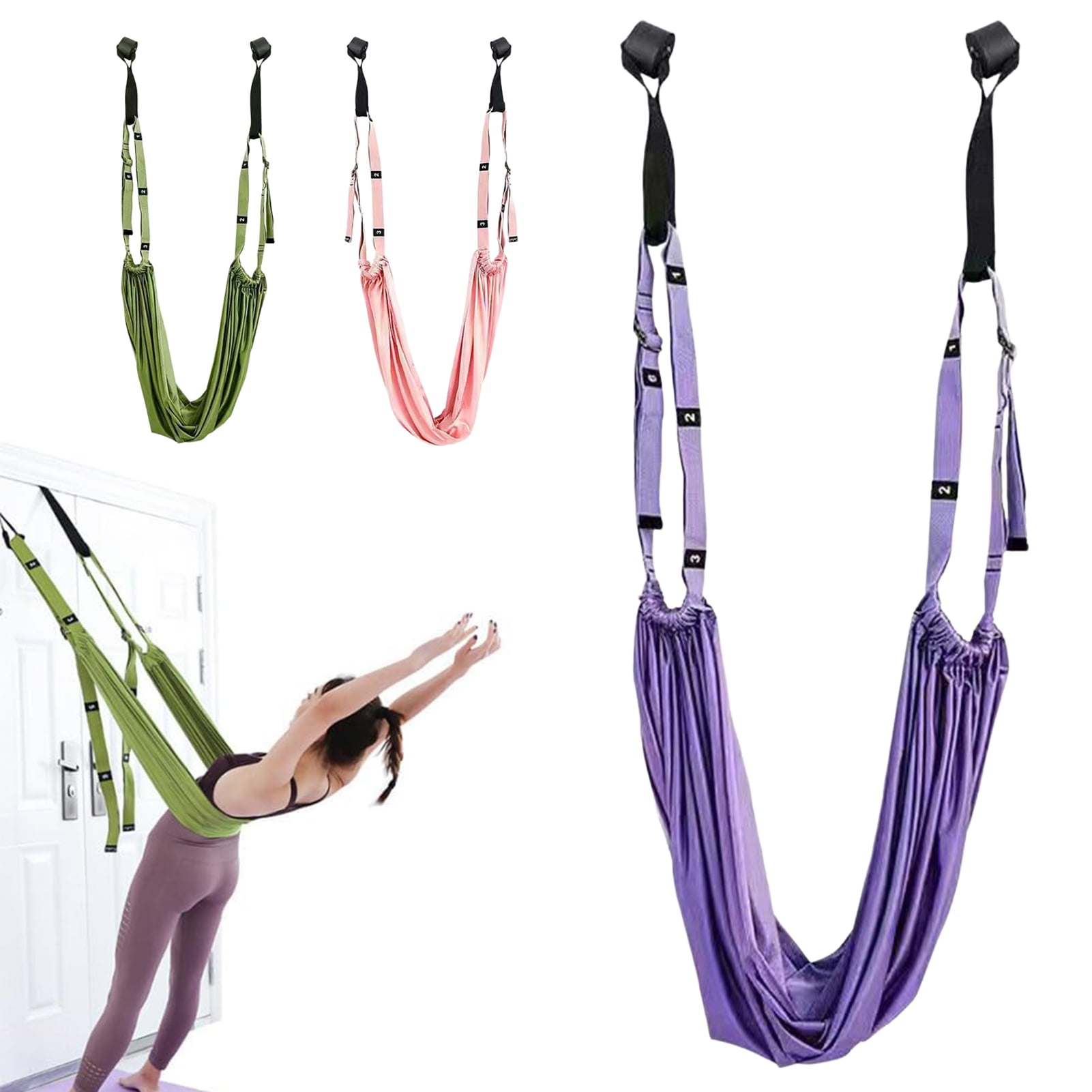 BAETEUY Aerial Yoga Rope Back Bend Assist - Trainer Band Back Pain ...
