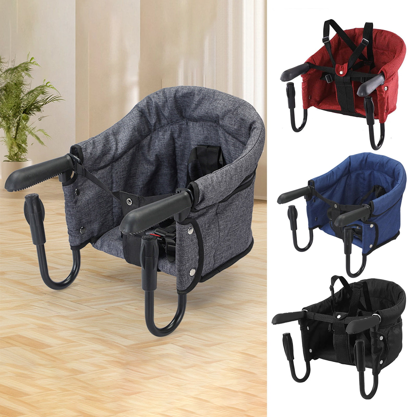 BAETEUY Baby Dining Table Chair, Foldable Waterproof Oxford Cloth, 5 ...