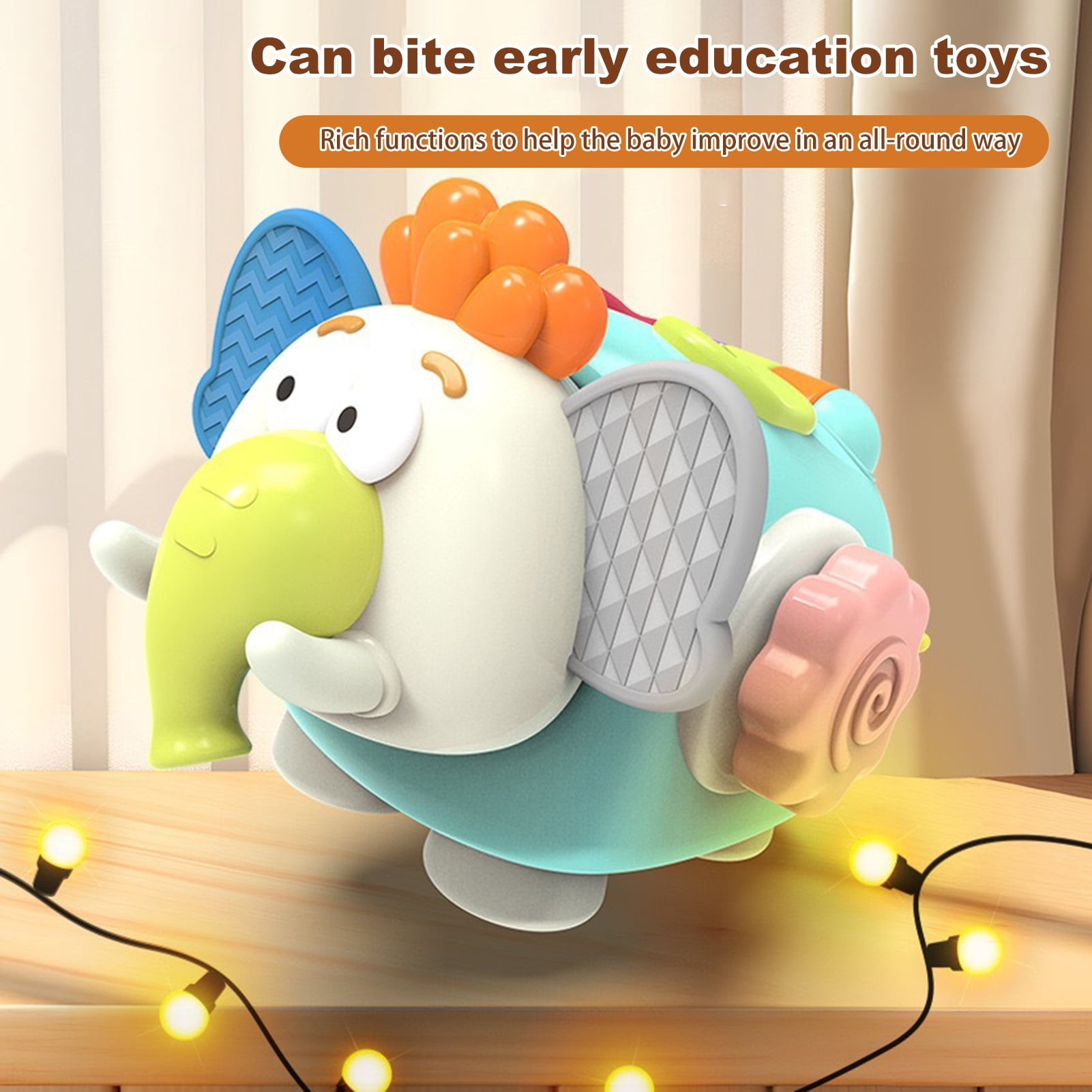 BAETEUY Baby Elephant Busy Cube - Fine Motor Skills Toddlers Sensory ...