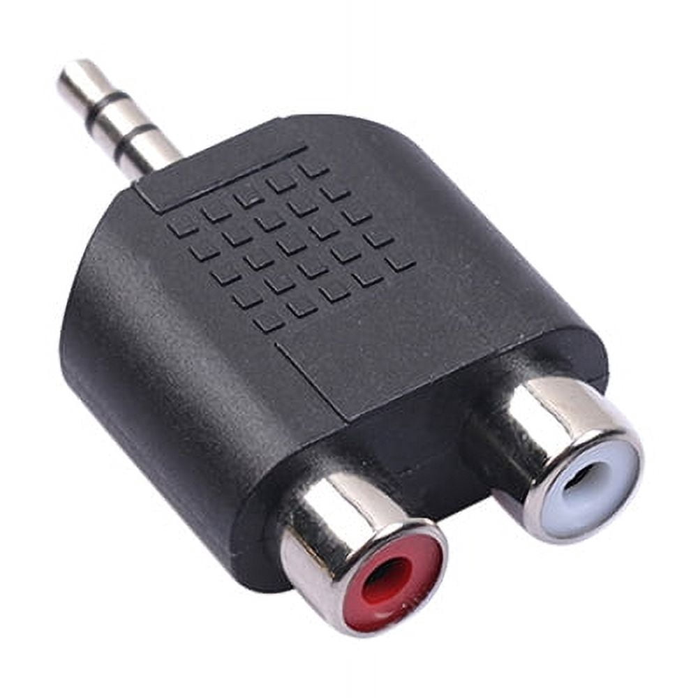 BAETEUY Black Cables to Go 3.5mm Stereo Male to Dual RCA Female Audio ...