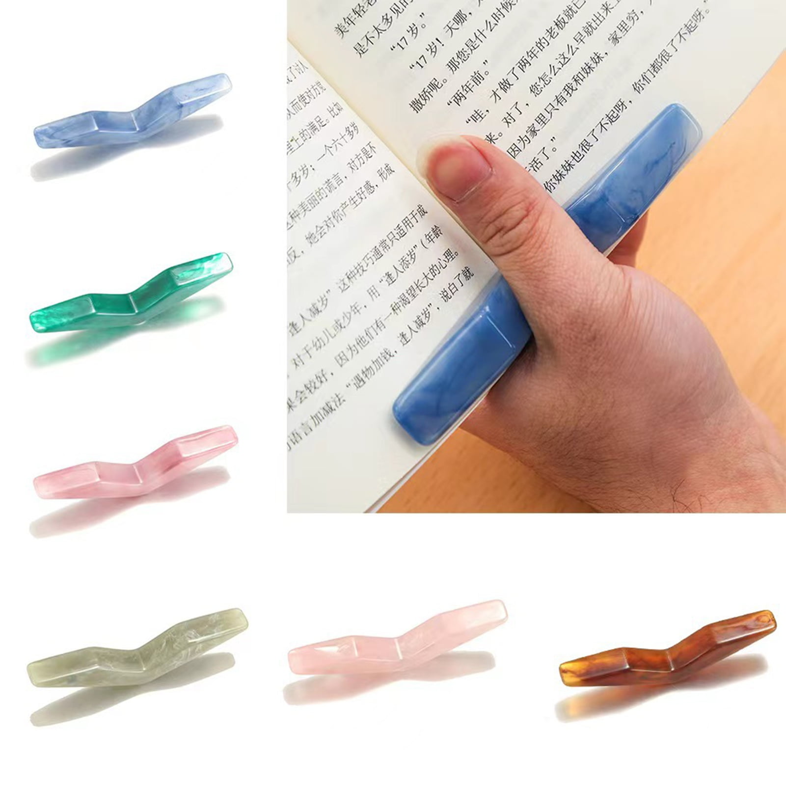 BAETEUY Book Page Holder Fine Carved Smooth Finish Universal Size Book ...