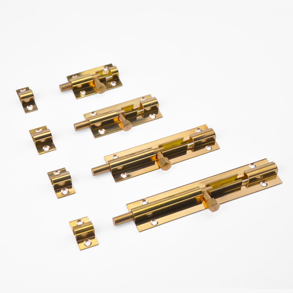 BAETEUY Brass Door Slide Catch Lock Bolt Latch Home Gate Wardrobe ...