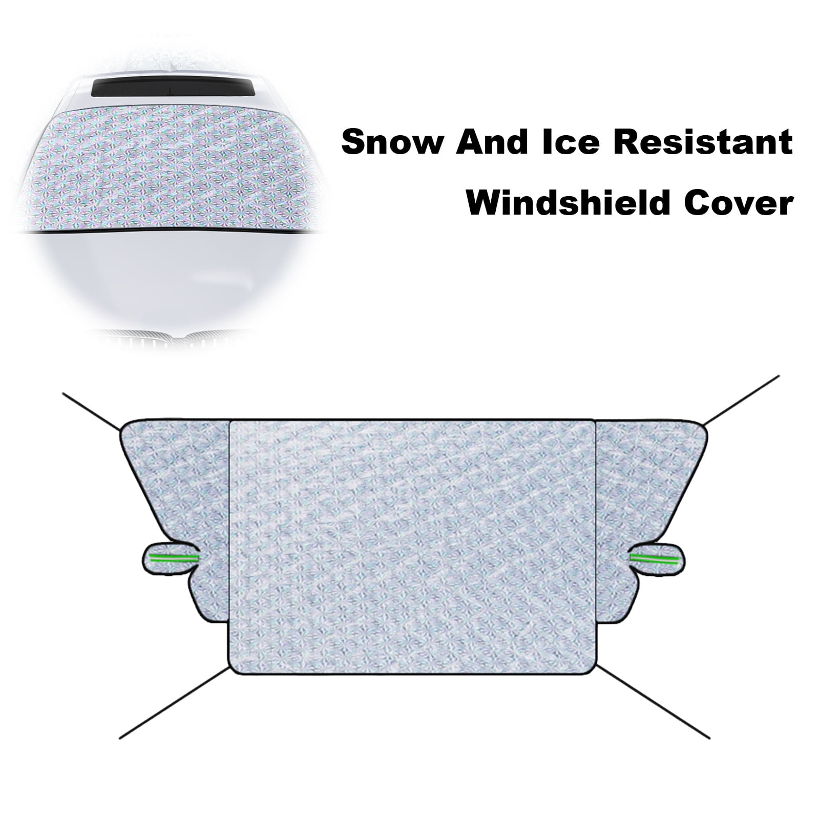 BAETEUY Car Windshield Cover, Aluminum Film, Ice Snow Protector ...