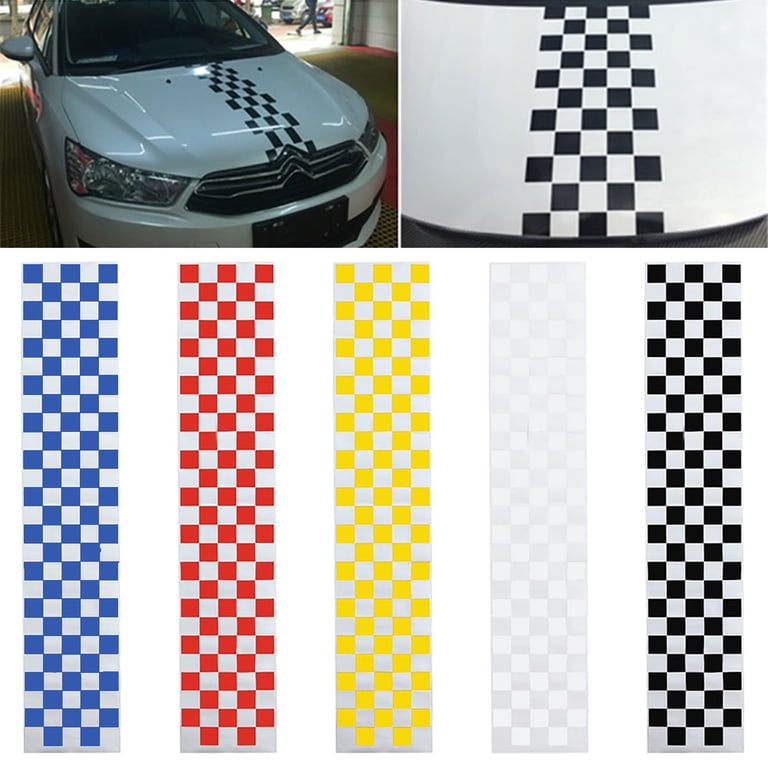 Checkerboard Car Graphics