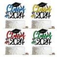BAETEUY Class of 2024 Graduation Cake Topper Set Glitter ...