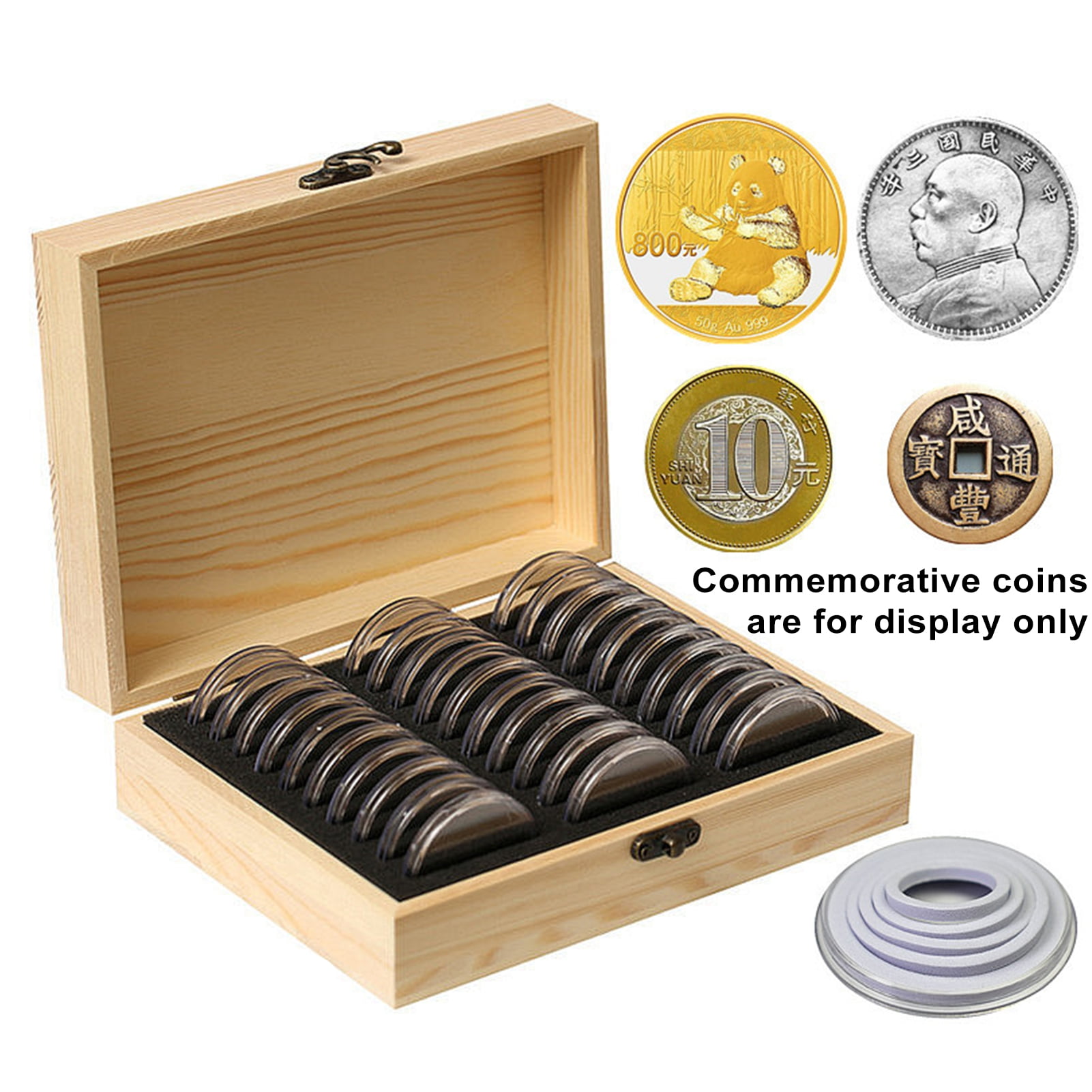 BAETEUY Coin Collection Storage Box with Protect Gasket Transparent ...
