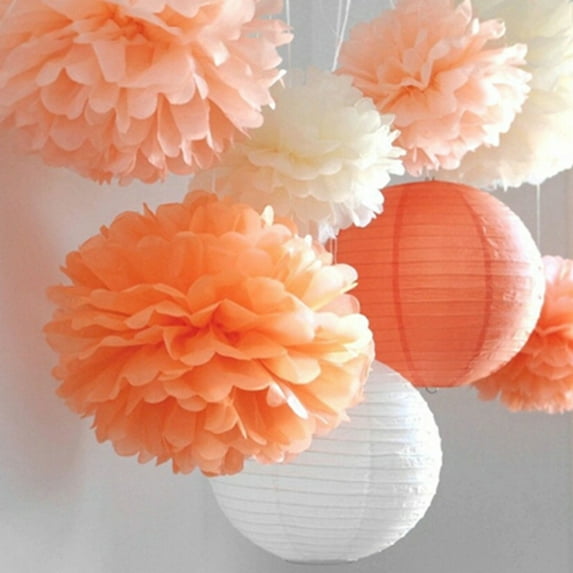 BAETEUY Handmade Craft Paper Flower Ball DIY Ceremony Birthday Wedding ...