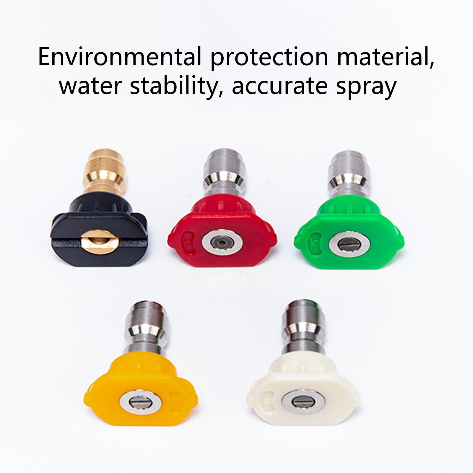 BAETEUY High Pressure Washer Nozzle Tip Quick Connection Fanshaped Heat ...