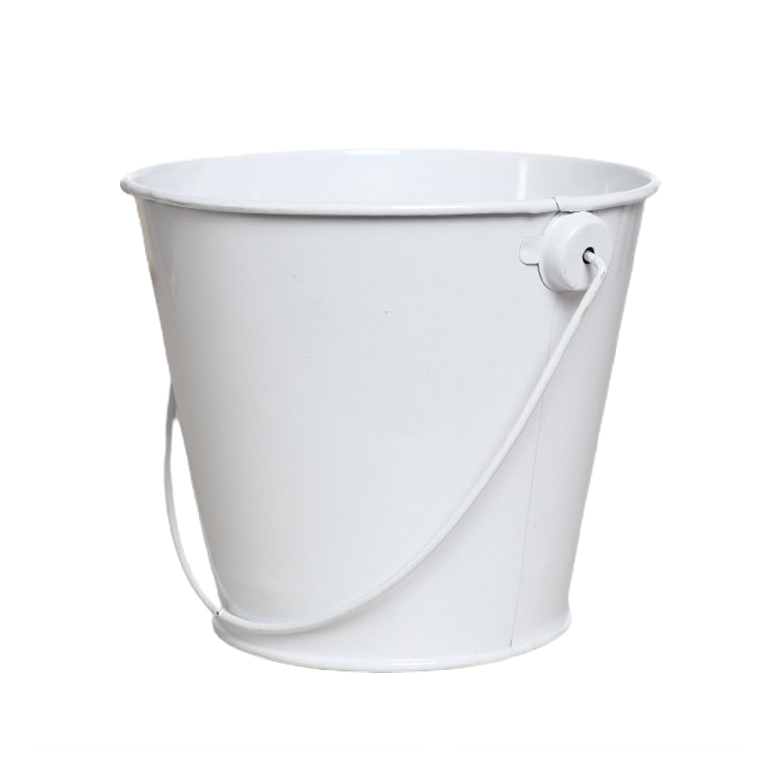 BAETEUY Iron Hanging Flower Pot Garden Balcony Wall Vertical Bucket ...