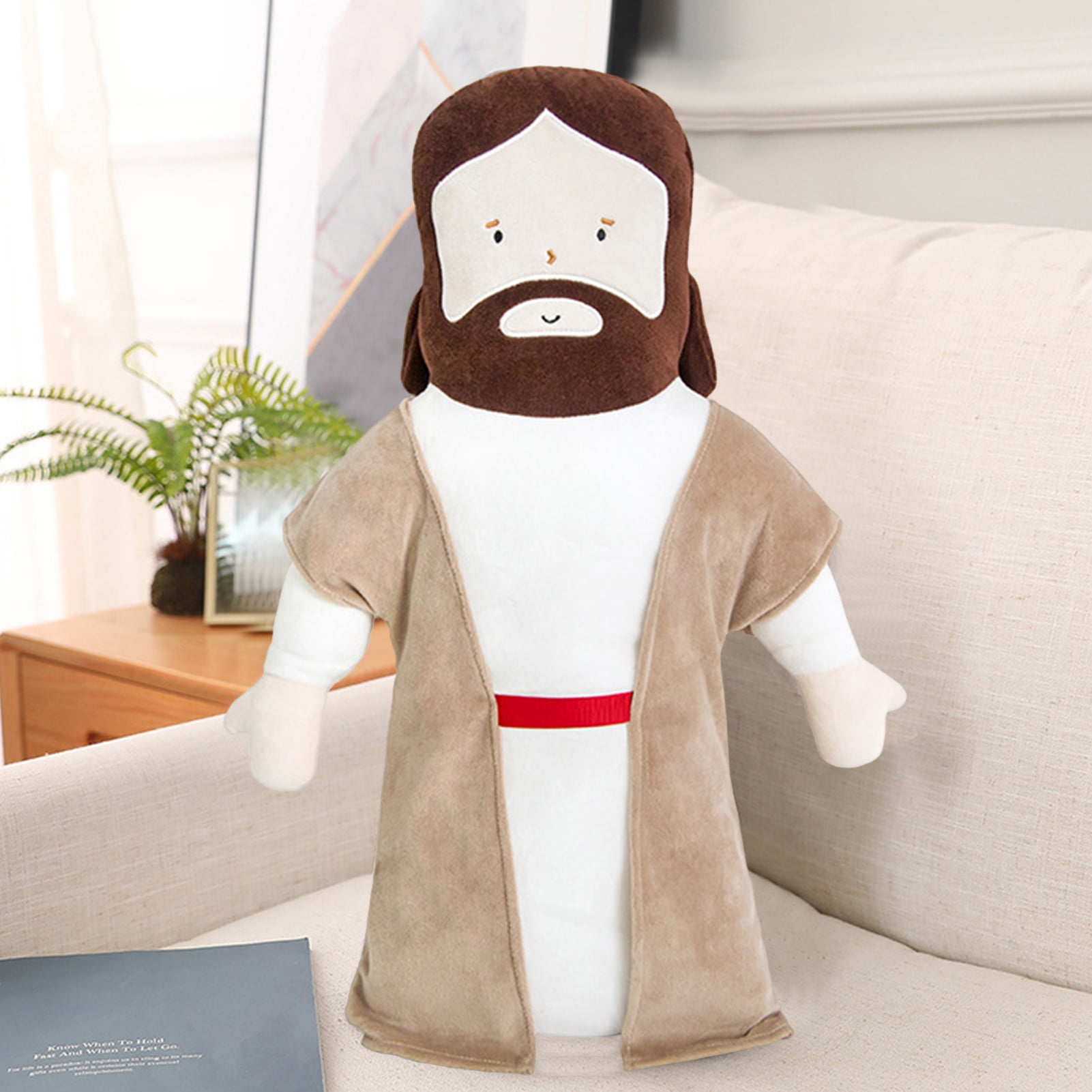 BAETEUY Jesus Plush Toy for Kids Soft Stuffed Jesus Doll Religious ...