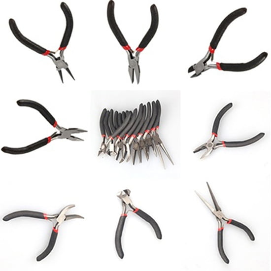 BAETEUY Mini Handmade DIY Jewelry Pliers Tool Cutter Chain Round Bent ...