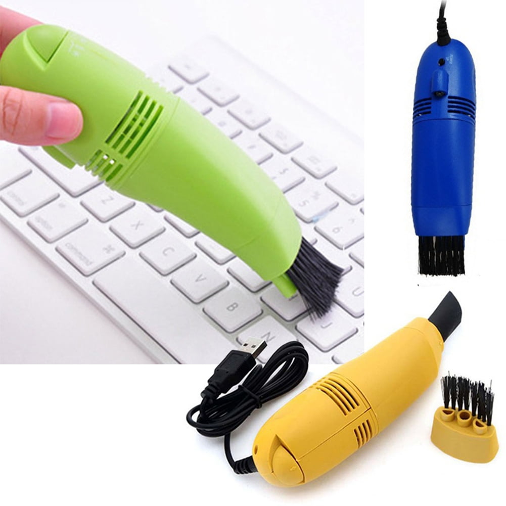 BAETEUY Mini USB Vacuum Keyboard Cleaner Brush Dust Collector for ...
