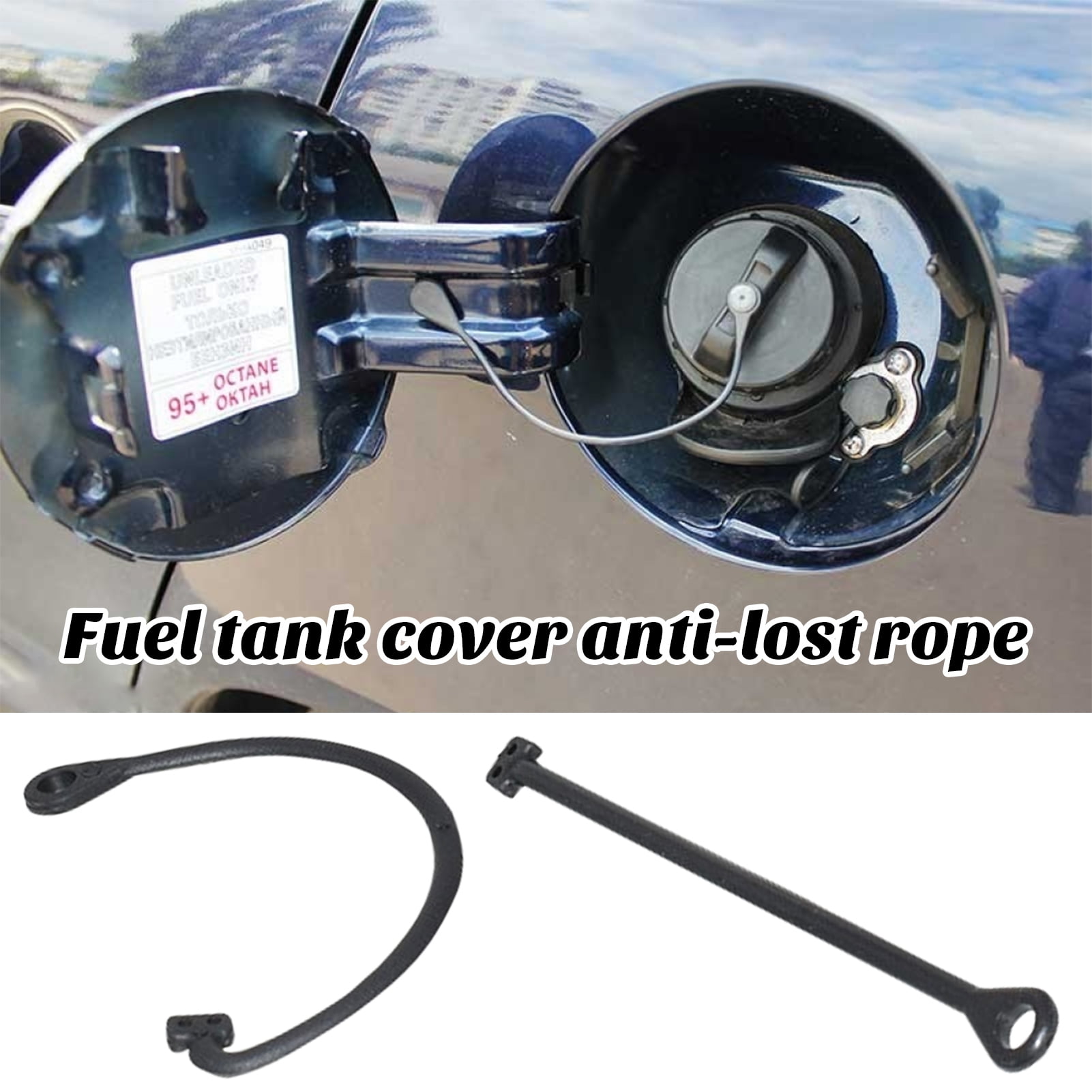 BAETEUY Oil Fuel Tank Cover Cap Cable Band Cord Rope Simple ...