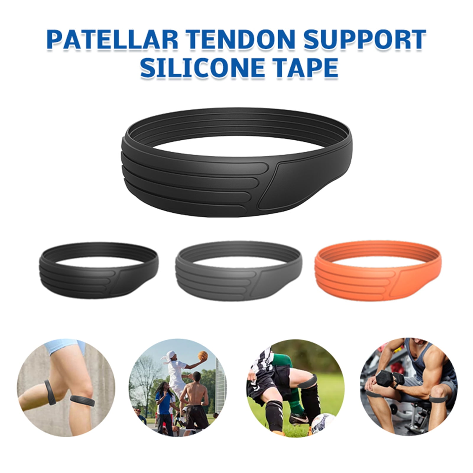 BAETEUY Patella Knee Strap Pain Relief Patellar Tendon Support Strap ...