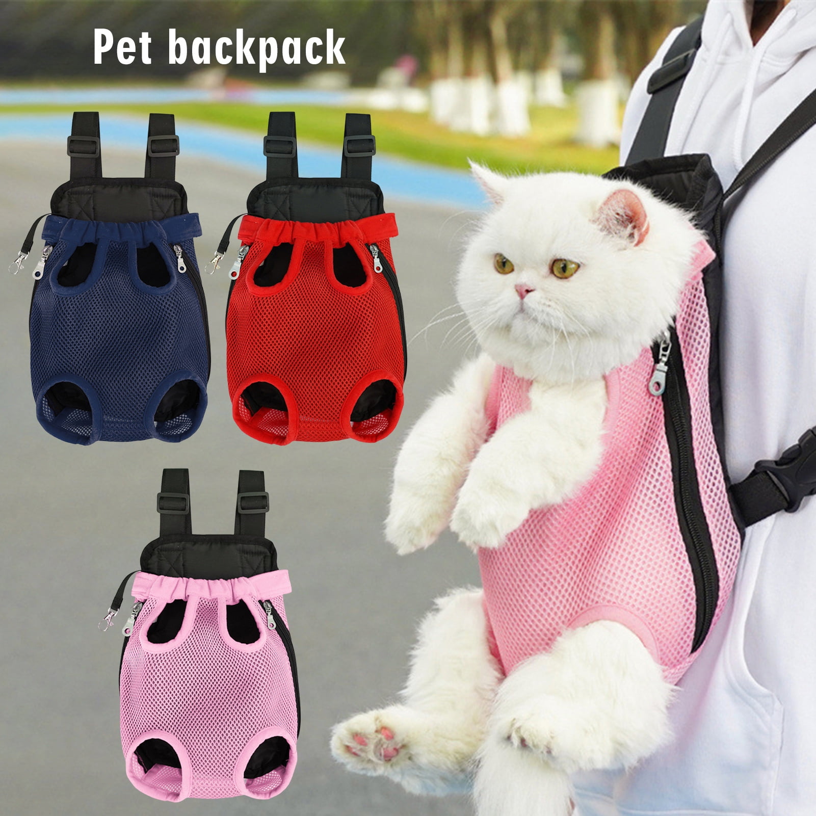 BAETEUY Pet Carrier Backpack, Adjustable, Pet Front Backpack, Small ...