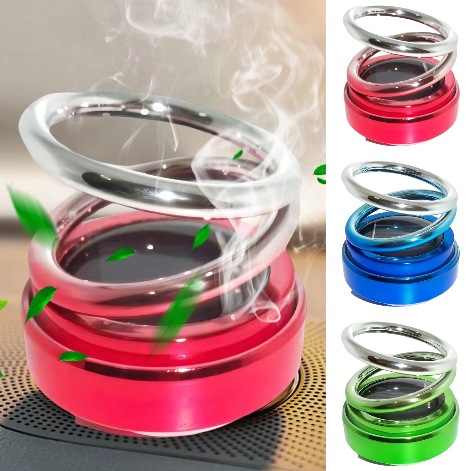 BAETEUY Powerful Portable Car Aromatherapy Solar-Powered Kinetic Energy ...