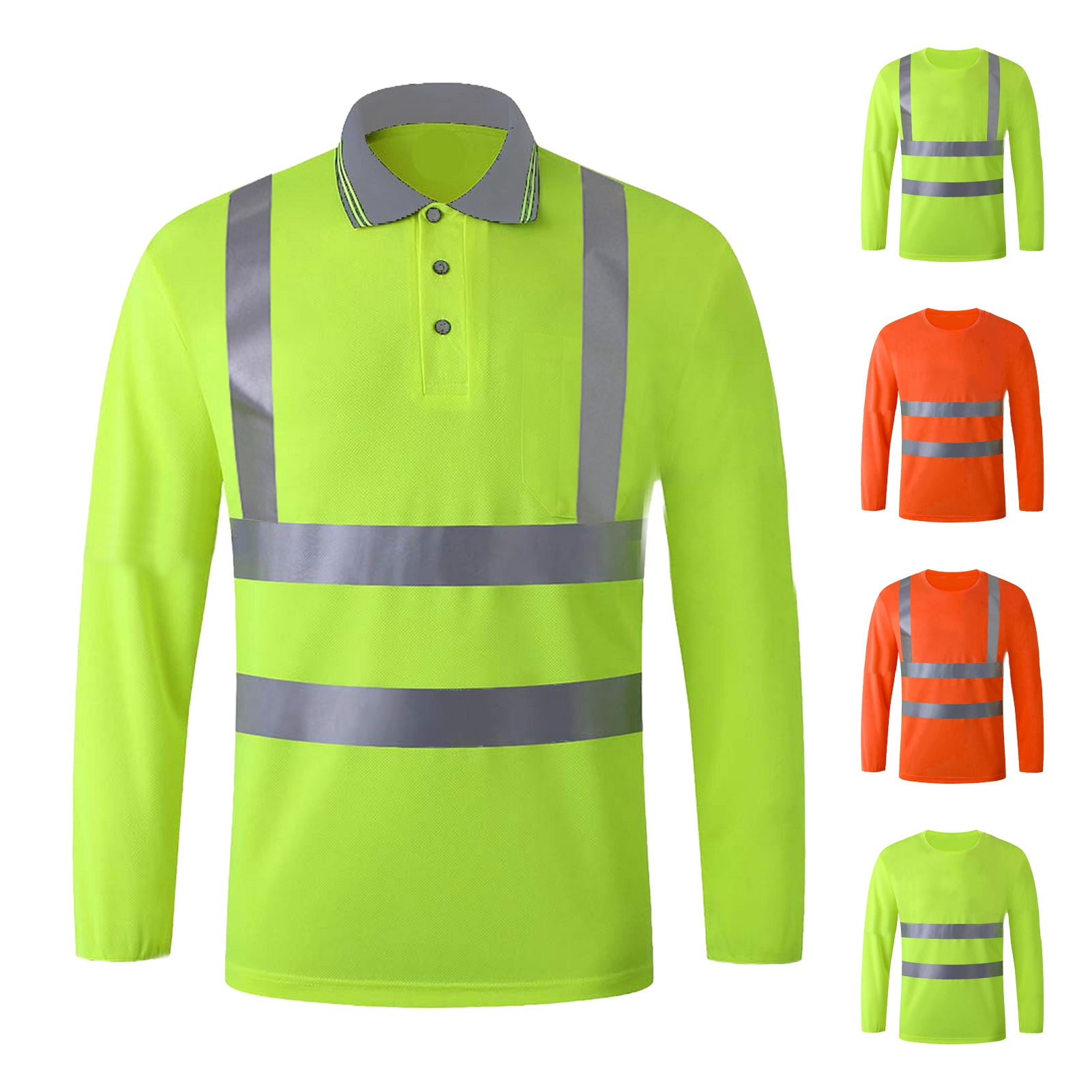 BAETEUY Reflective Safety T-Shirt, 360 Degree, Reflective, Zones, High, Visibility, Quick, Dry ...