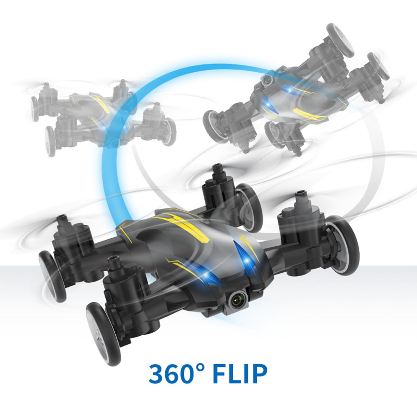 BAETEUY Remote Control Flying Car Toy - Air-Ground Dual Modes, 2.4GHz ...