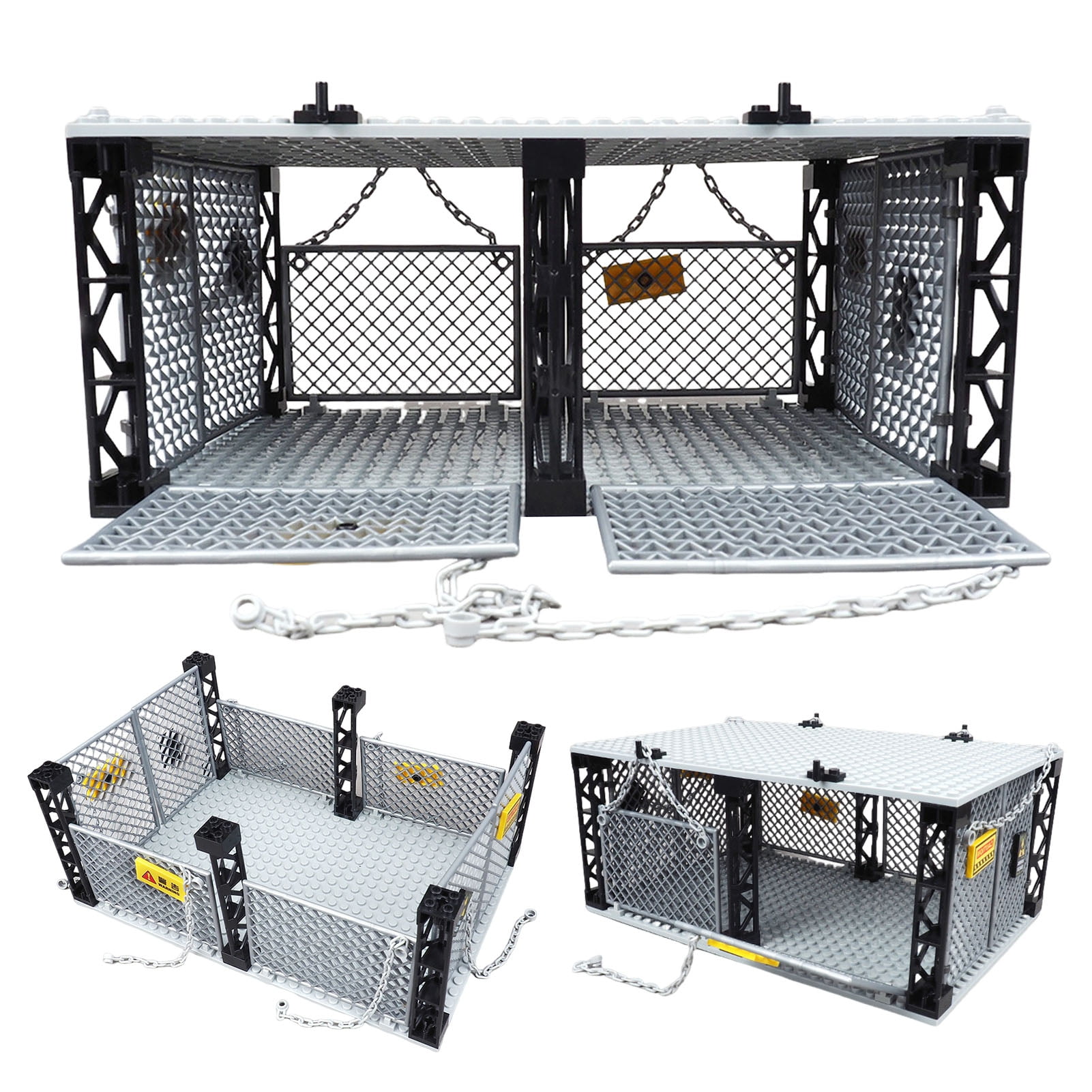 BAETEUY Single Layer Cage Building Block Toy Educational Easy Assembly ...