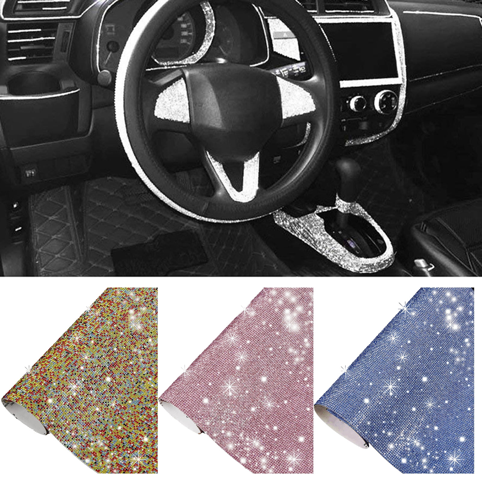 BAETEUY Sparkling Rhinestone Stickers, Self, Adhesive, Neatly, Arranged ...
