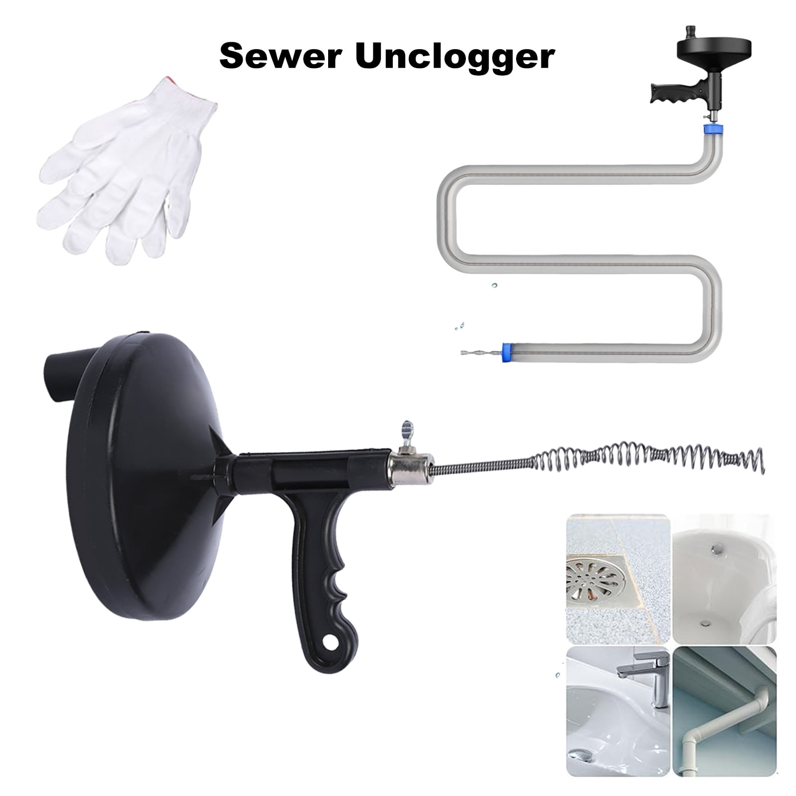 BAETEUY Suction Cup Soap Dispenser Push-Button Operation Wall-mounted ...