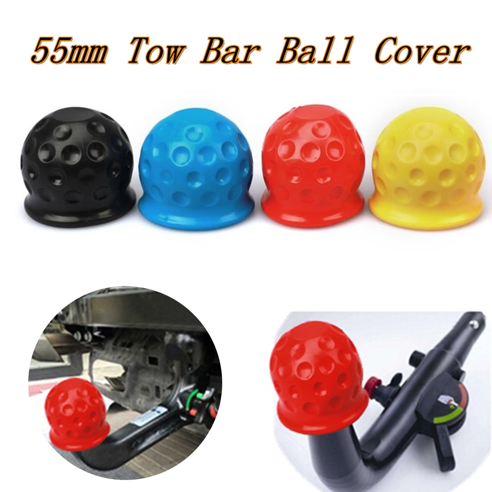 BAETEUY Tow Ball Cover Simple Use Wear-resistant 4 Colors Universal ...