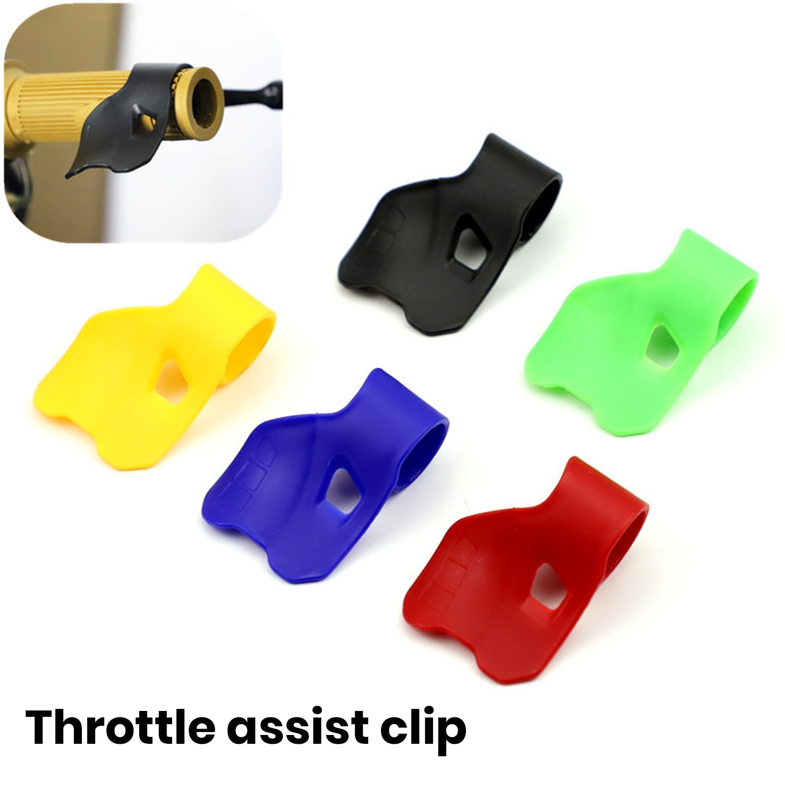 BAETEUY Universal Motorcycle Throttle Clip Reduce Hand Fatigue Control ...