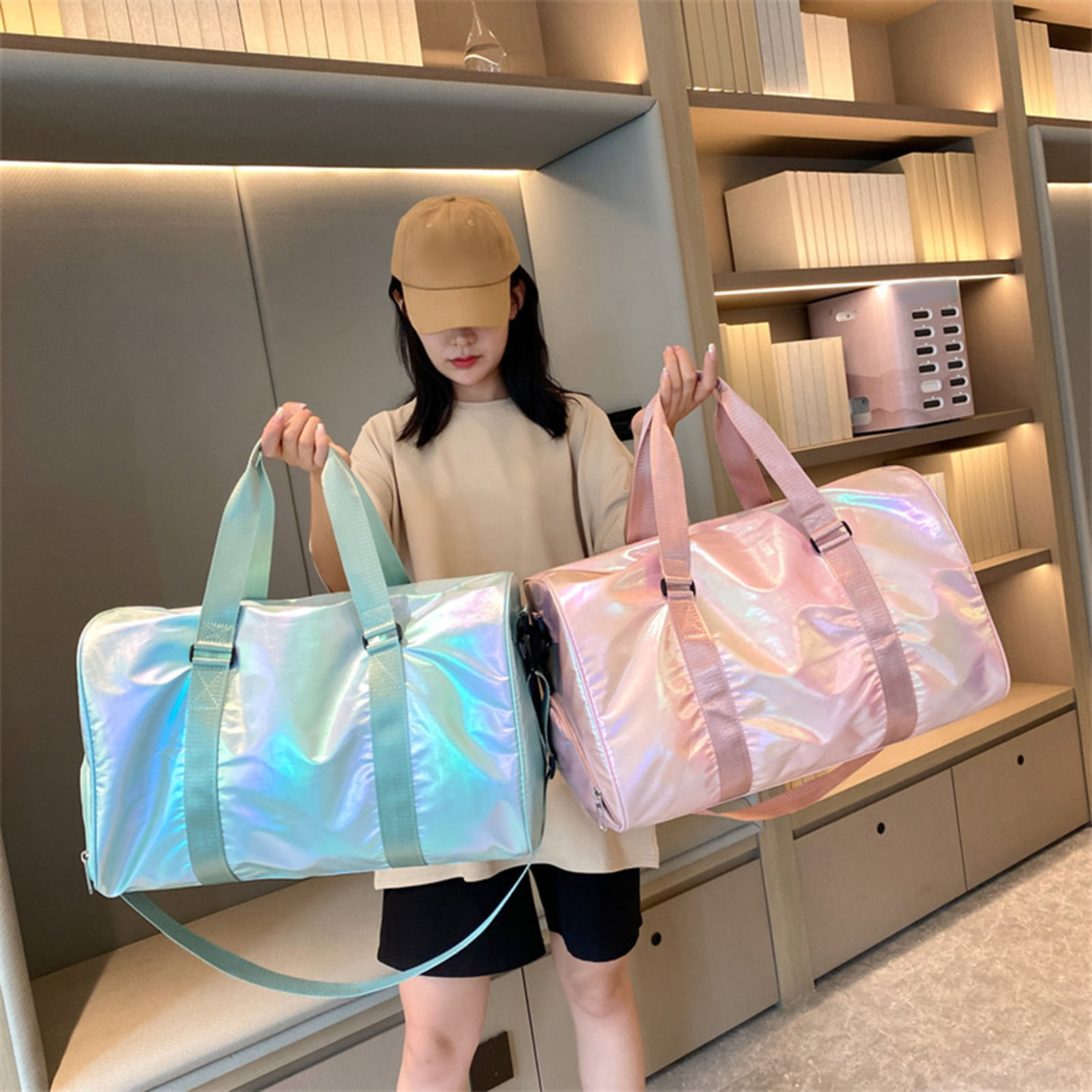 BAETEUY Women Travel Bag - Waterproof Large Capacity Duffel Bag with ...