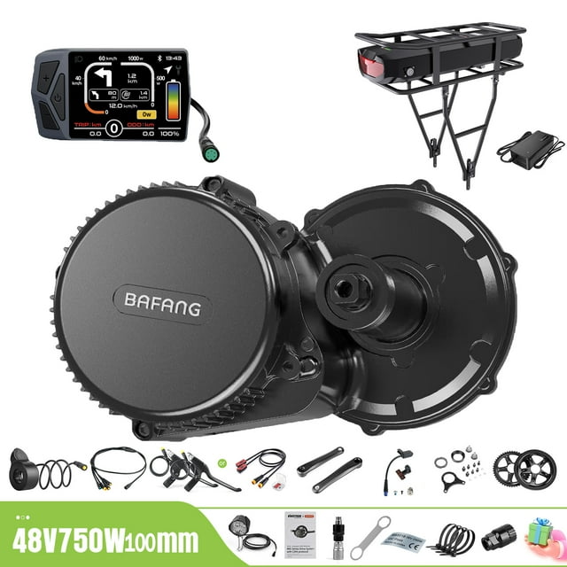 BAFANG Mid Drive Kit 1000W BBS02B Electric Bike Conversion Kit 48V ...