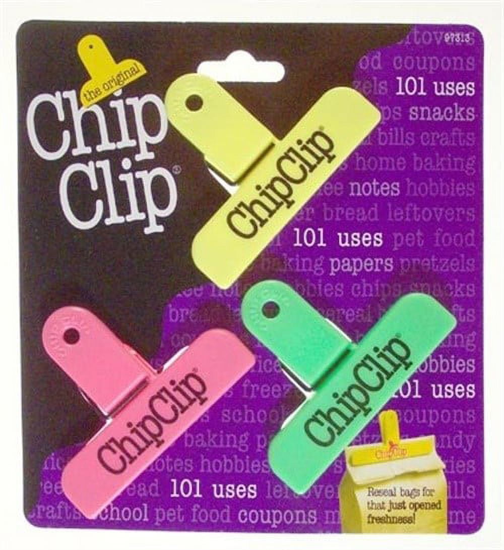 Chip Clip 97313 Assorted Abs Plastic Bag Clips - Walmart Business Supplies
