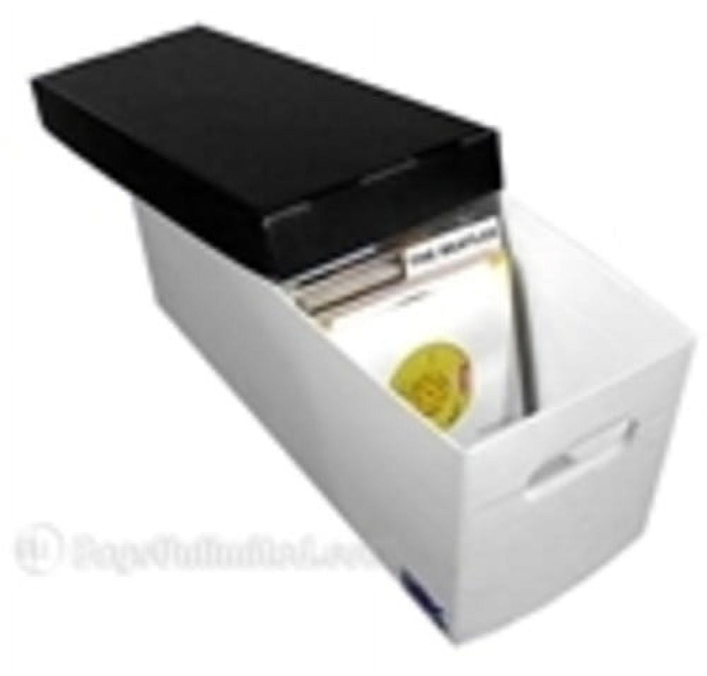 BAGS UNLIMITED 45rpm Record Storage Box, Plastic Corrugated boxes holds ...