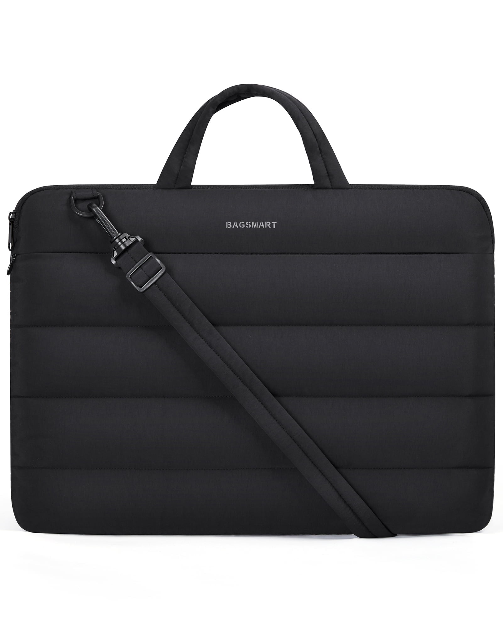 BAGSMART 13-13.3 inch Laptop Case Sleeve with Strap, Puffy Velvet ...