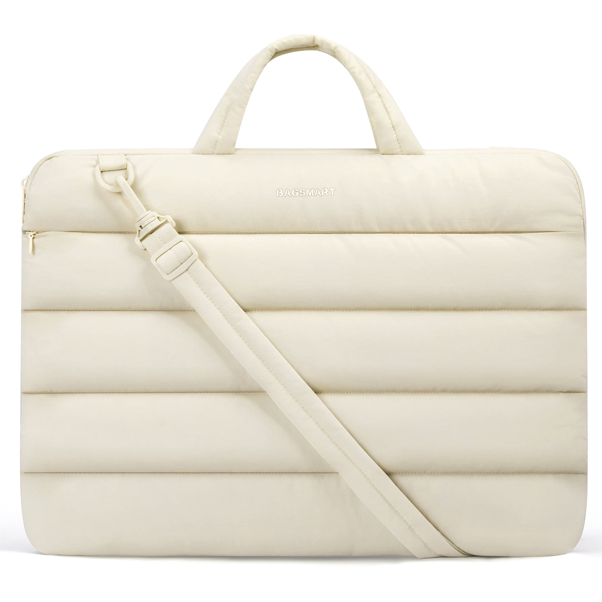 BAGSMART 13-13.3 inch Laptop Case Sleeve with Strap, Puffy Velvet ...