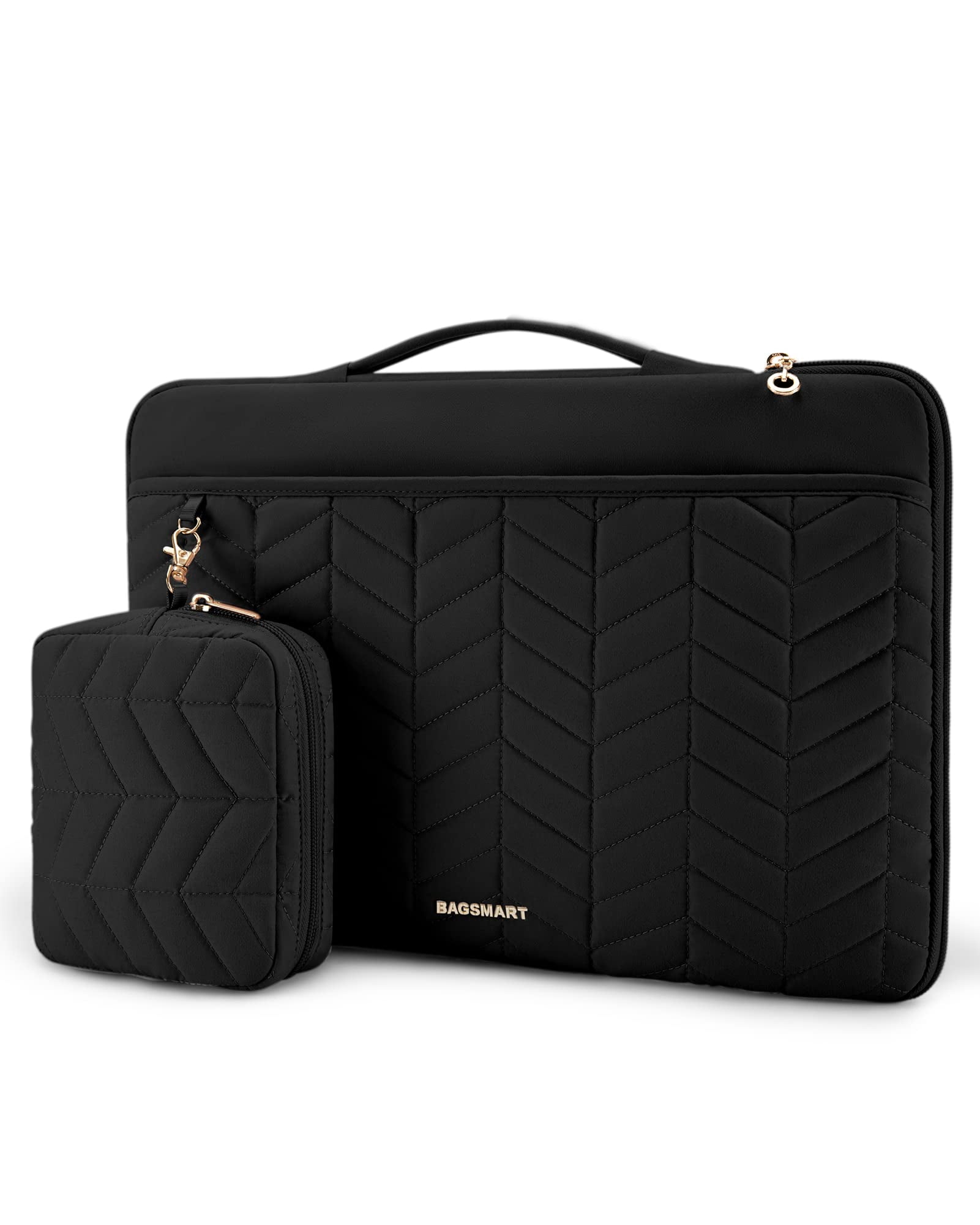 Bagsmart 13 14 Laptop Sleeve Bag Compatible With Macbook Air Pro Dell