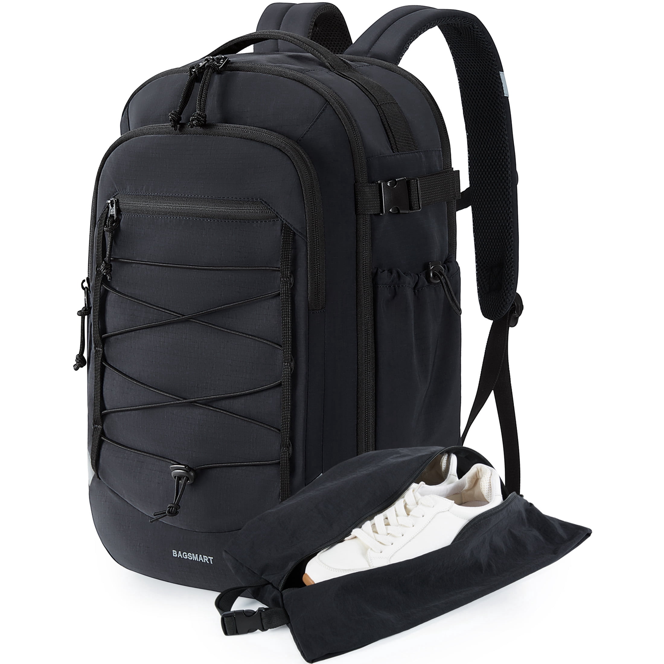 BAGSMART Carry On Travel Backpack, 17.3 Inch Large Travel backpack ...
