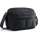 BAGSMART Crossbody Bags for Women Travel Purse, Medium Quilted Puffy ...