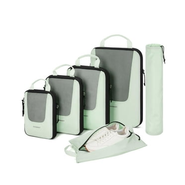 Gonex Organizing Clothes, Large Zippered 6 Set Compression Packing ...