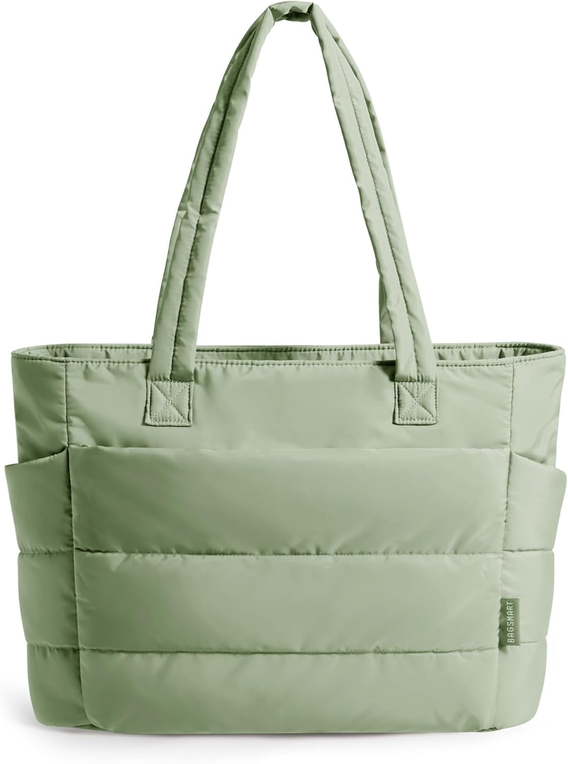 BAGSMART Tote Bag for Women, Lightweight Puffy Tote Bag with ...