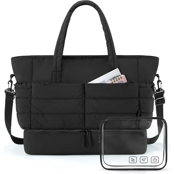 Small Gym Bag for Women, Travel Duffle Bag Carry On Weekender Bag with ...