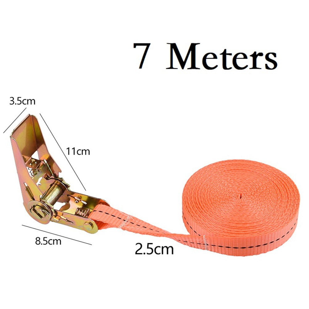 BAGUER 1-10Meters Tie Down Cargo Strap Luggage Lashing Strong Ratchet ...