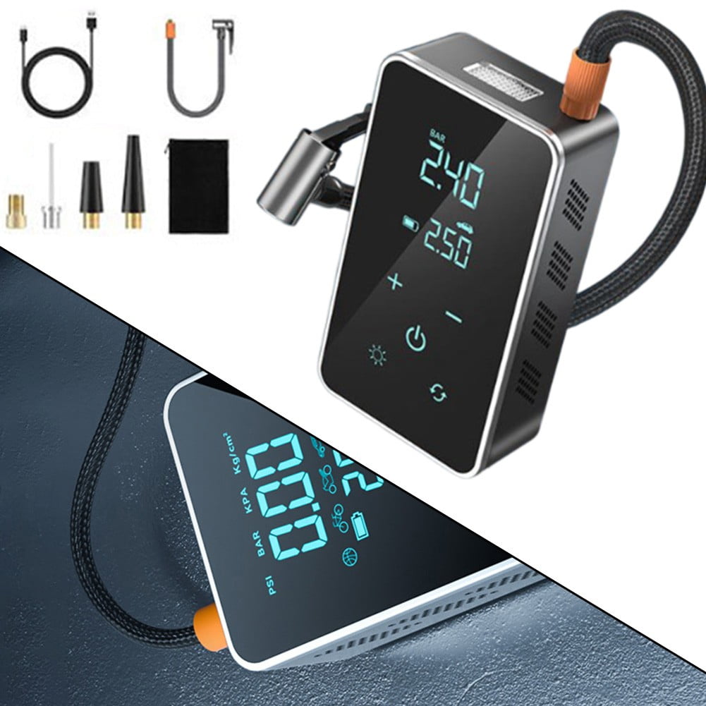 BAGUER 1 Set of Electric Air Pump for Tyres, 150 Psi 45W Motorcycle Cars Pump 4000 Mah - Walmart.com