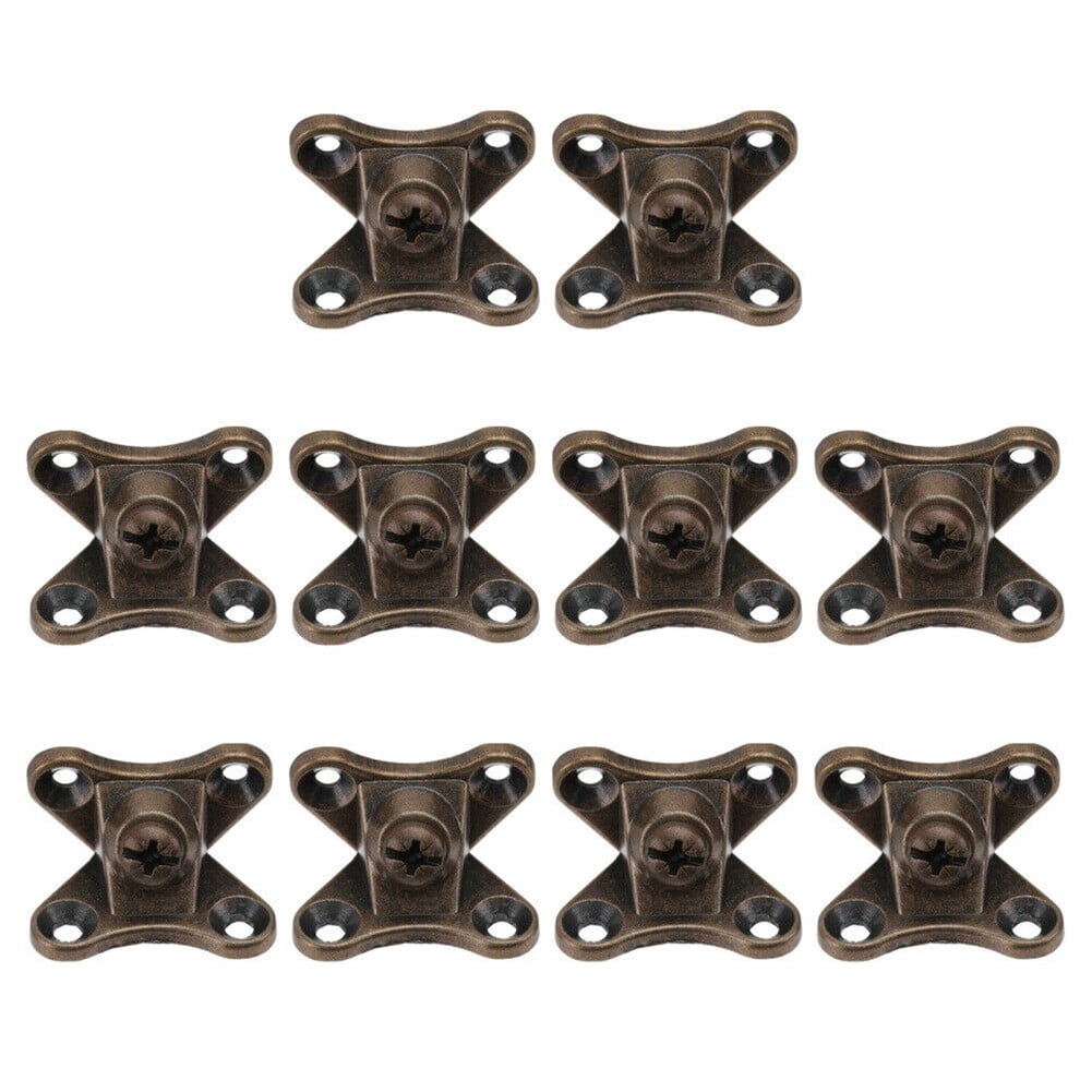 BAGUER 10Pcs Butterfly Angle Code Zinc Alloy Furniture Corner Shelf ...