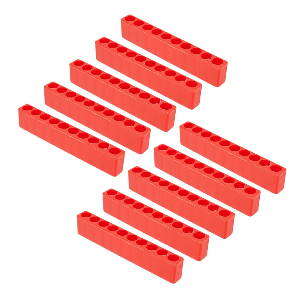 BAGUER 10Pcs/Set 10 Holes Screwdriver Bit Holder Storage Organizers 1/4 ...