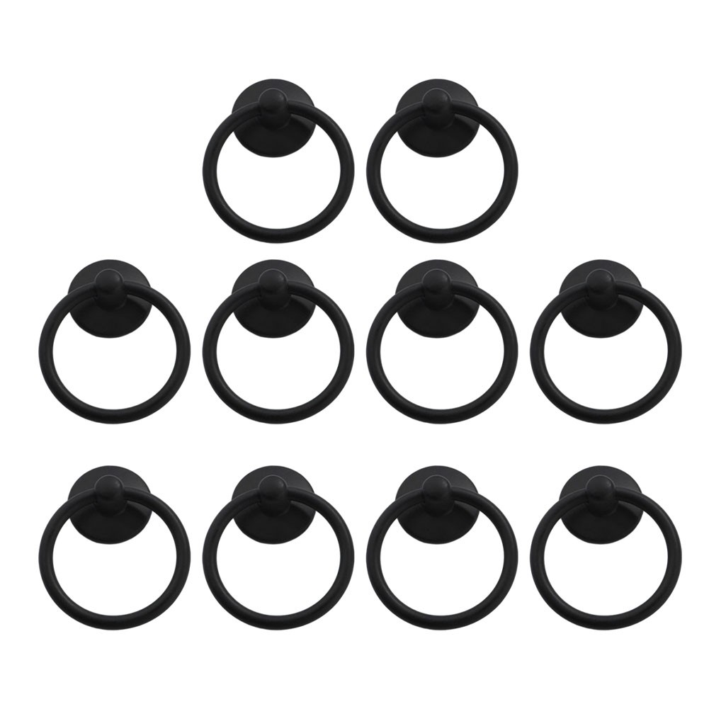 BAGUER 10x Antique Style Hanging Ring Drawer Ring Single Hole Pull Ring ...